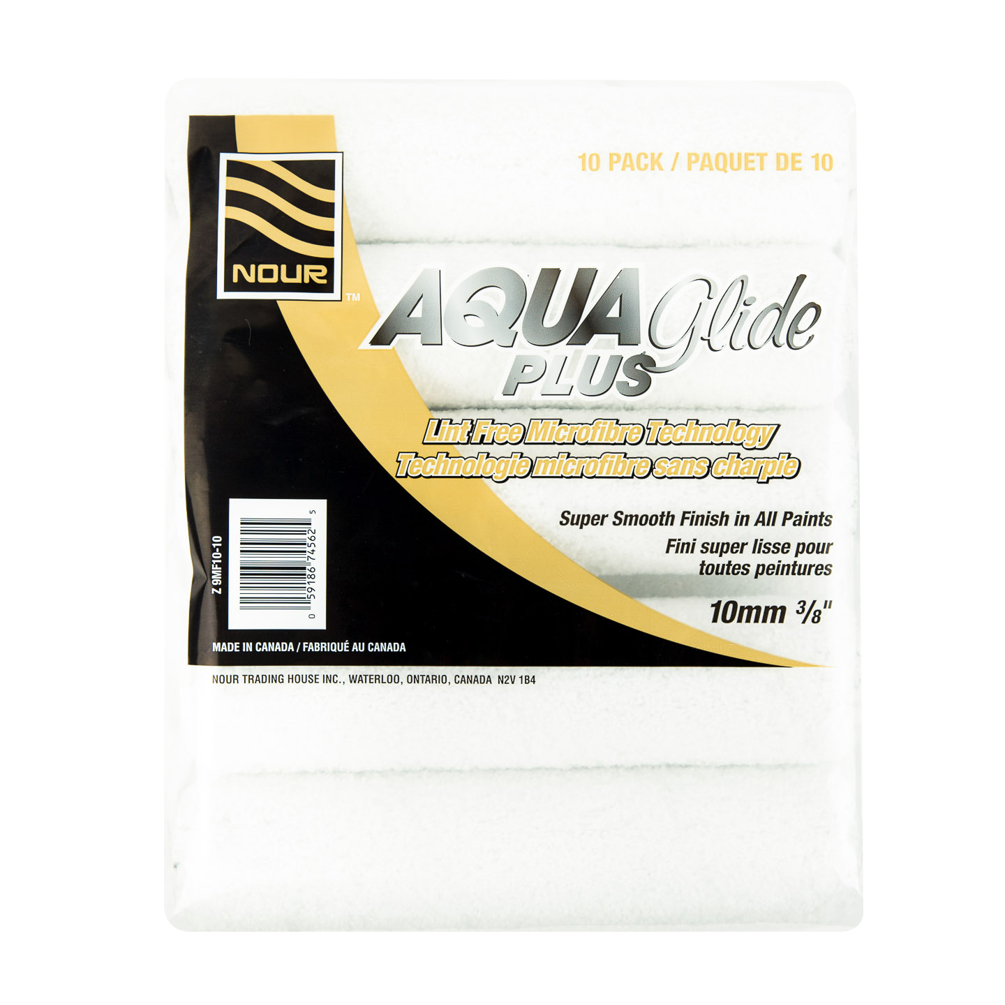 Microfibre Paquets de 10 - AQUAGLIDE PLUS MICROFIBRE Rouleaux - Nour