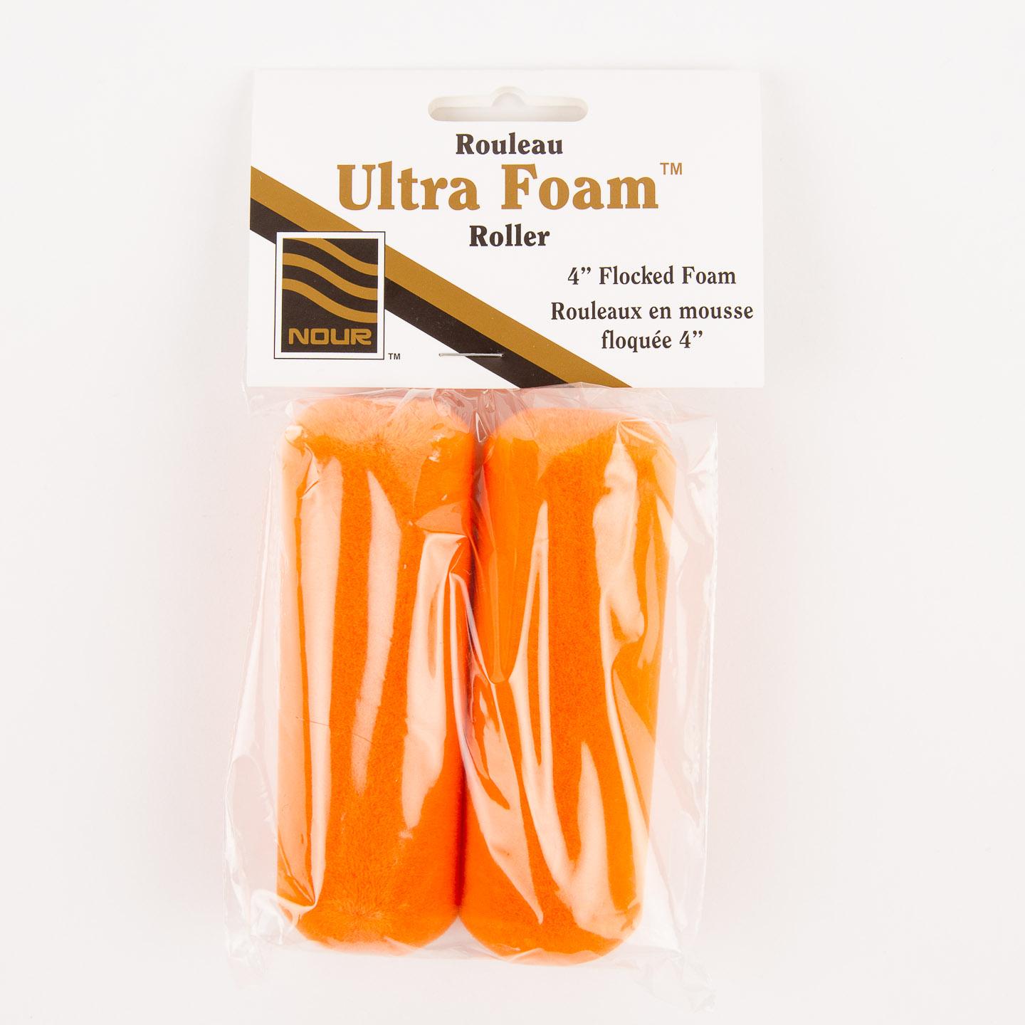 4" Flocked Foam 2-Pack - Flocked Foam Rollers - Nour