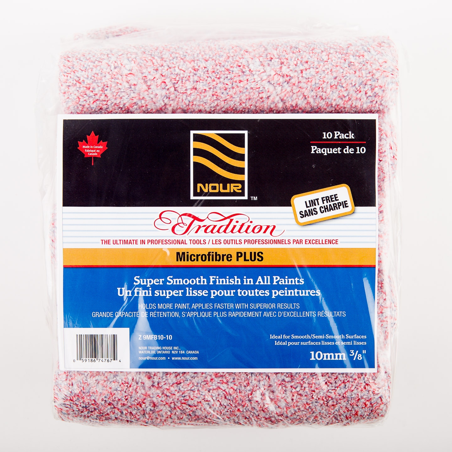 Microfibre Refill - 10-Pack - Tradition Microfibre Plus Rollers - Nour