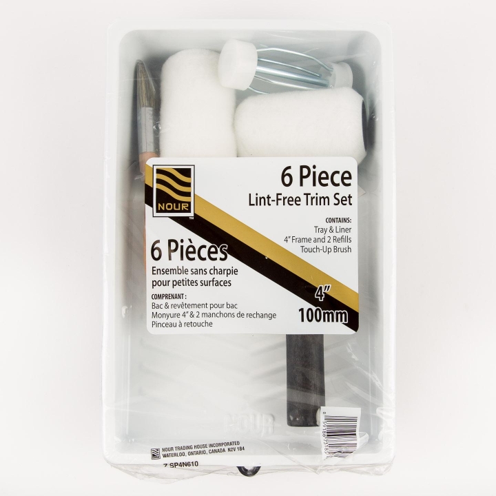 Lint Free 6 Piece Trim Kit - Lint Free Trim Kits Rollers - Nour